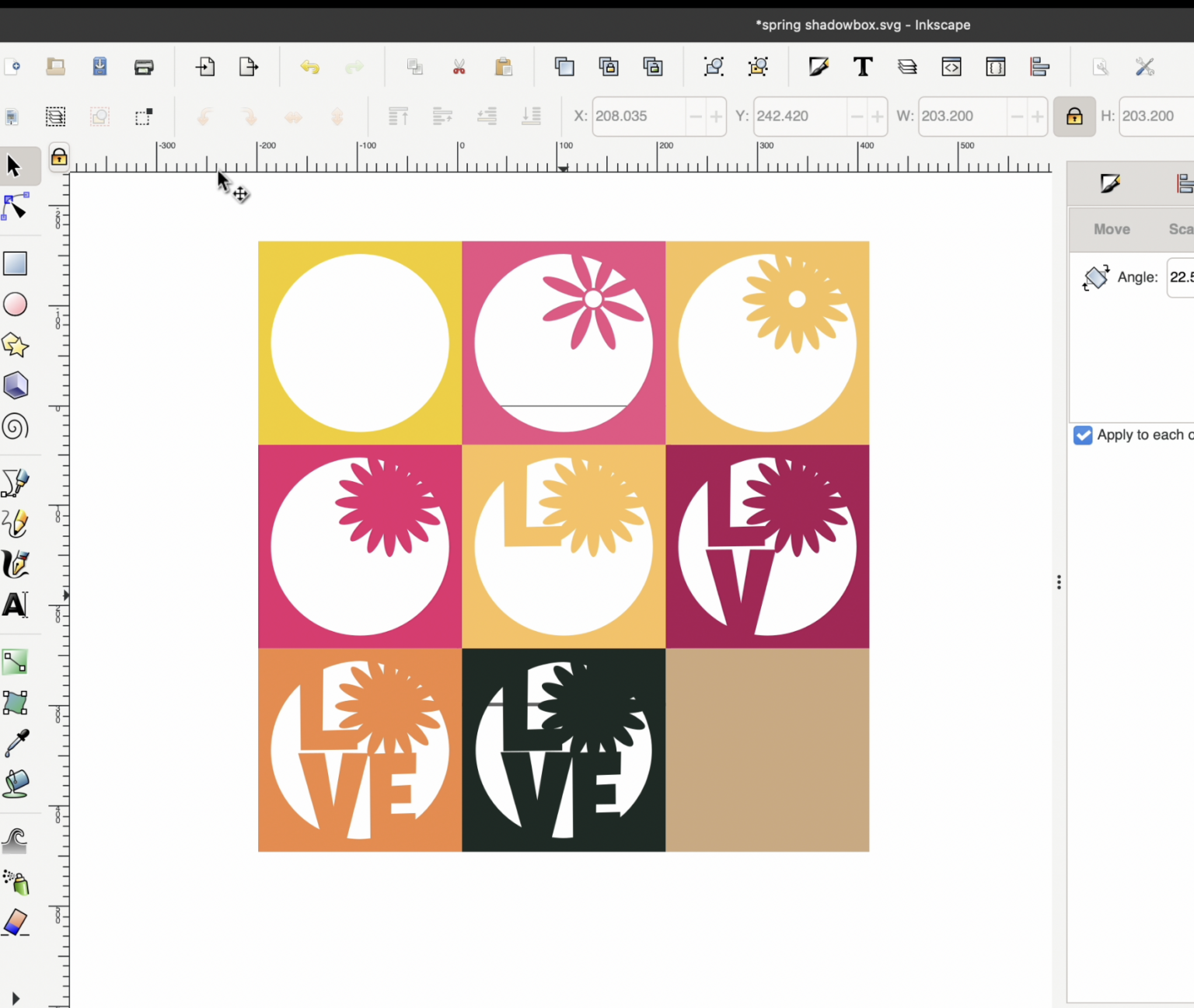 Free Shadow Box Template: How to Make Your Own Layered SVG - Dinosaur Mama