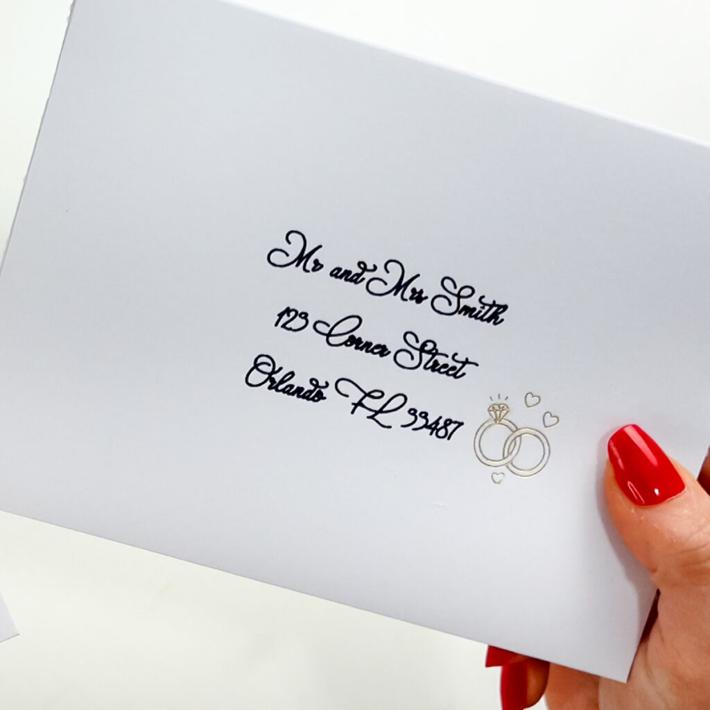 Cricut Envelope Addressing | Beginner How To Guide - Dinosaur Mama