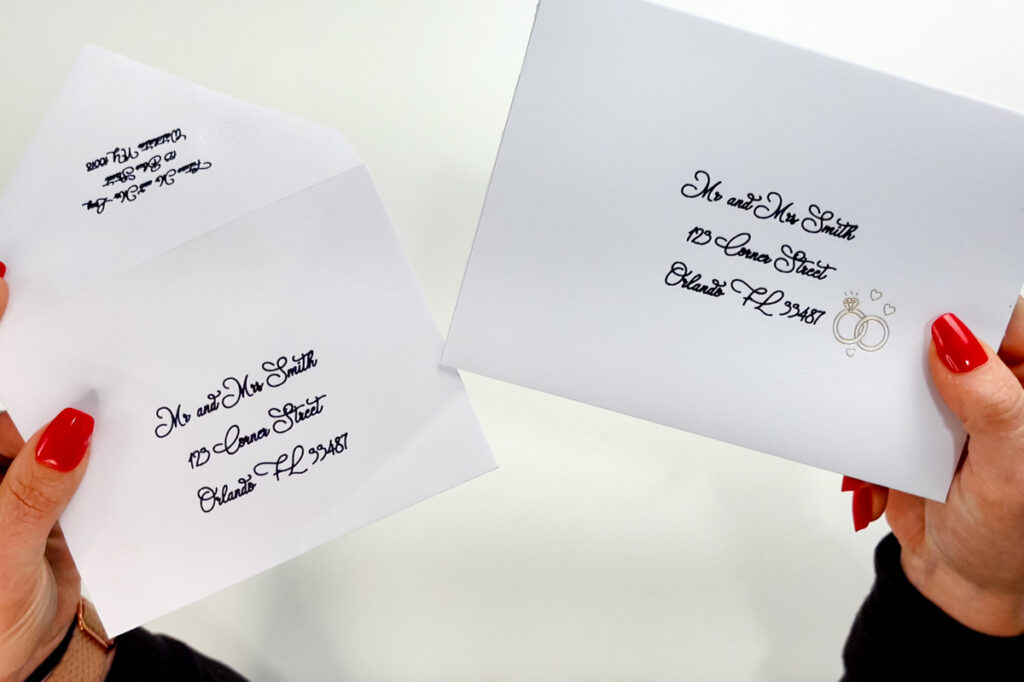 Cricut Envelope Addressing | Beginner How To Guide - Dinosaur Mama