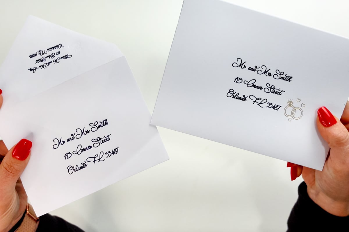 Cricut Envelope Addressing | Beginner How To Guide - Dinosaur Mama