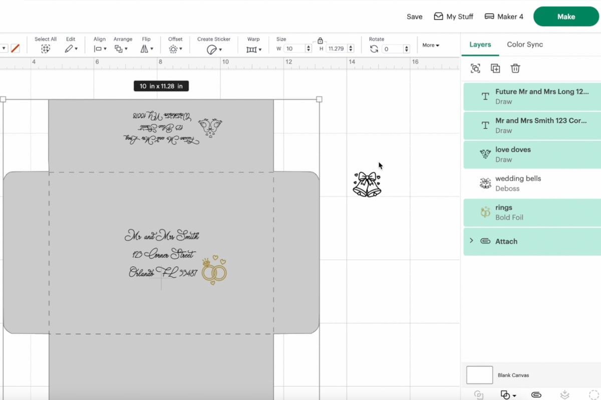 Cricut Envelope Addressing | Beginner How To Guide - Dinosaur Mama