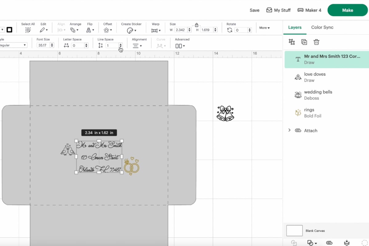 Cricut Envelope Addressing | Beginner How To Guide - Dinosaur Mama