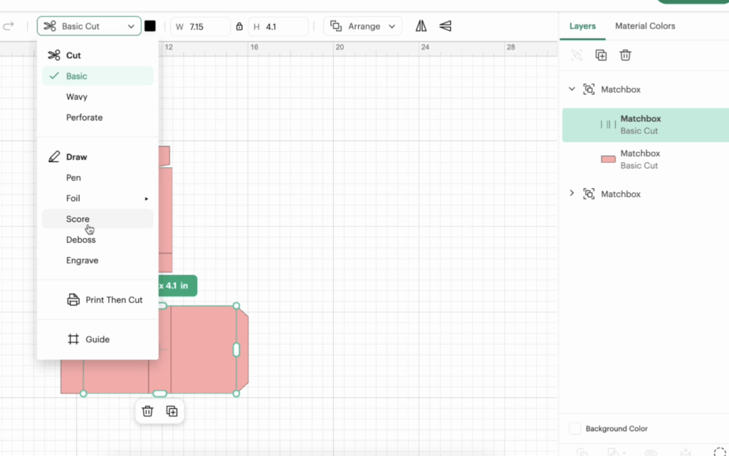 Valentine Box SVG Free Matchbox Template for Cricut - Dinosaur Mama