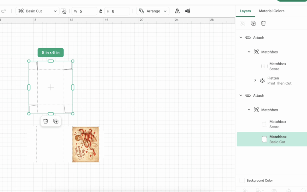 Valentine Box SVG Free Matchbox Template for Cricut - Dinosaur Mama