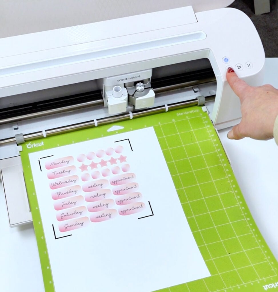 Free Planner Stickers PNG + Make Quick Stickers with Cricut - Dinosaur Mama